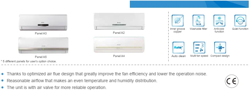 Gree High Quality Gree 12000btu Wifi Smart Wall Mounted Ac Dc Hybrid ...