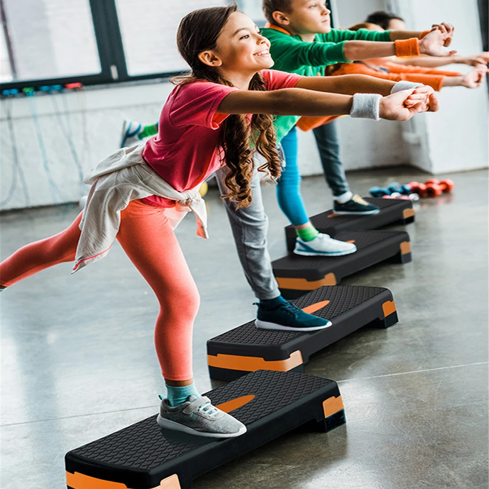 Adjustable Aerobic Step Platform 300 Lb Capacity Step Platform Aerobic ...