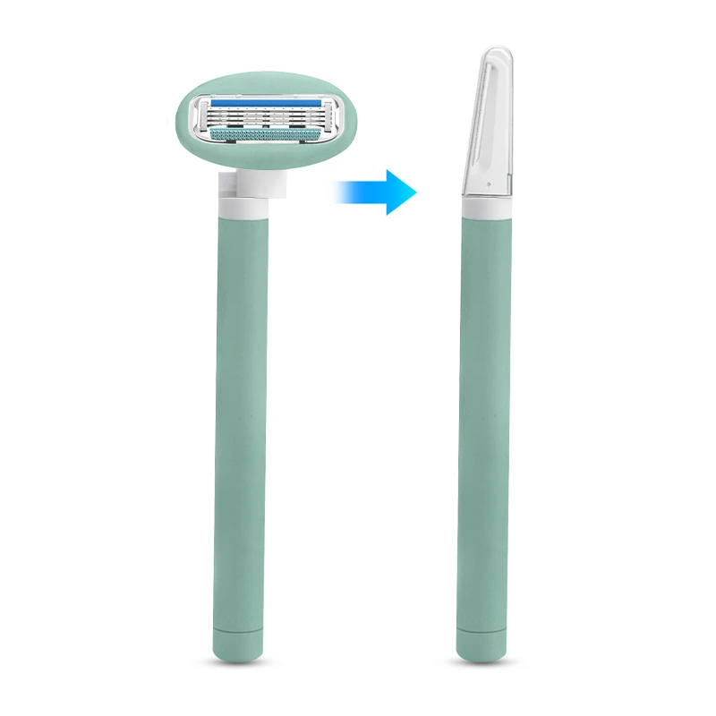 D94101 Four Blade System Razor with Eyebrow Trimmer for Lady
