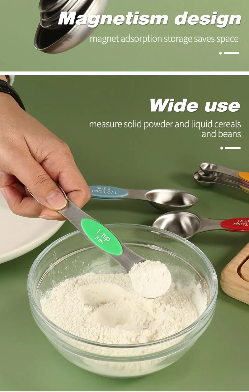 Magnetic Measuring Spoons Set for Baking, Cooking| Alibaba.com