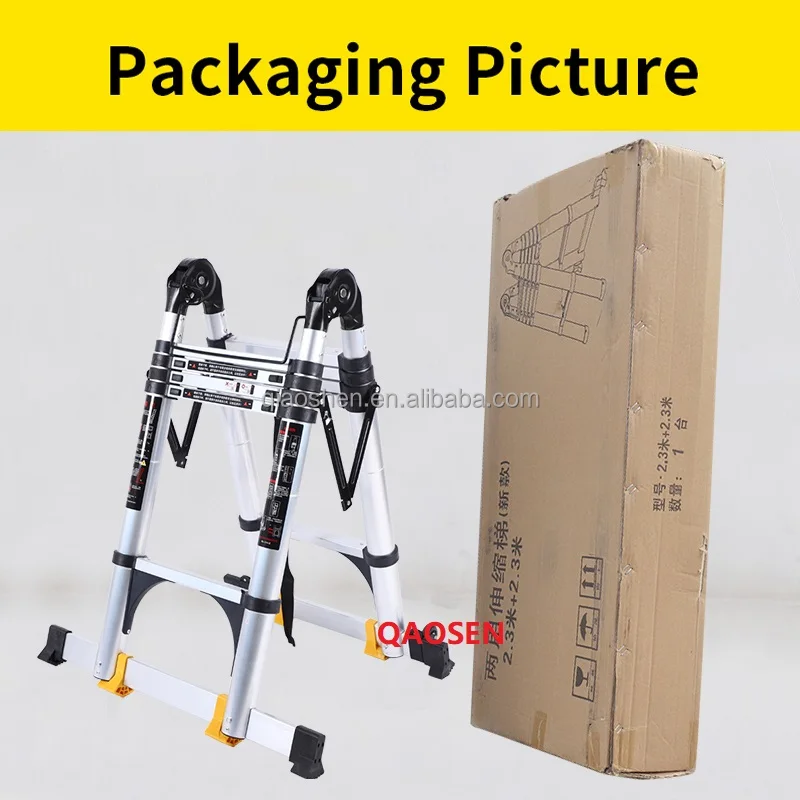 2 In 1black Joint Multipurpose Ladder Space 30cm Reinforced Bracket ...