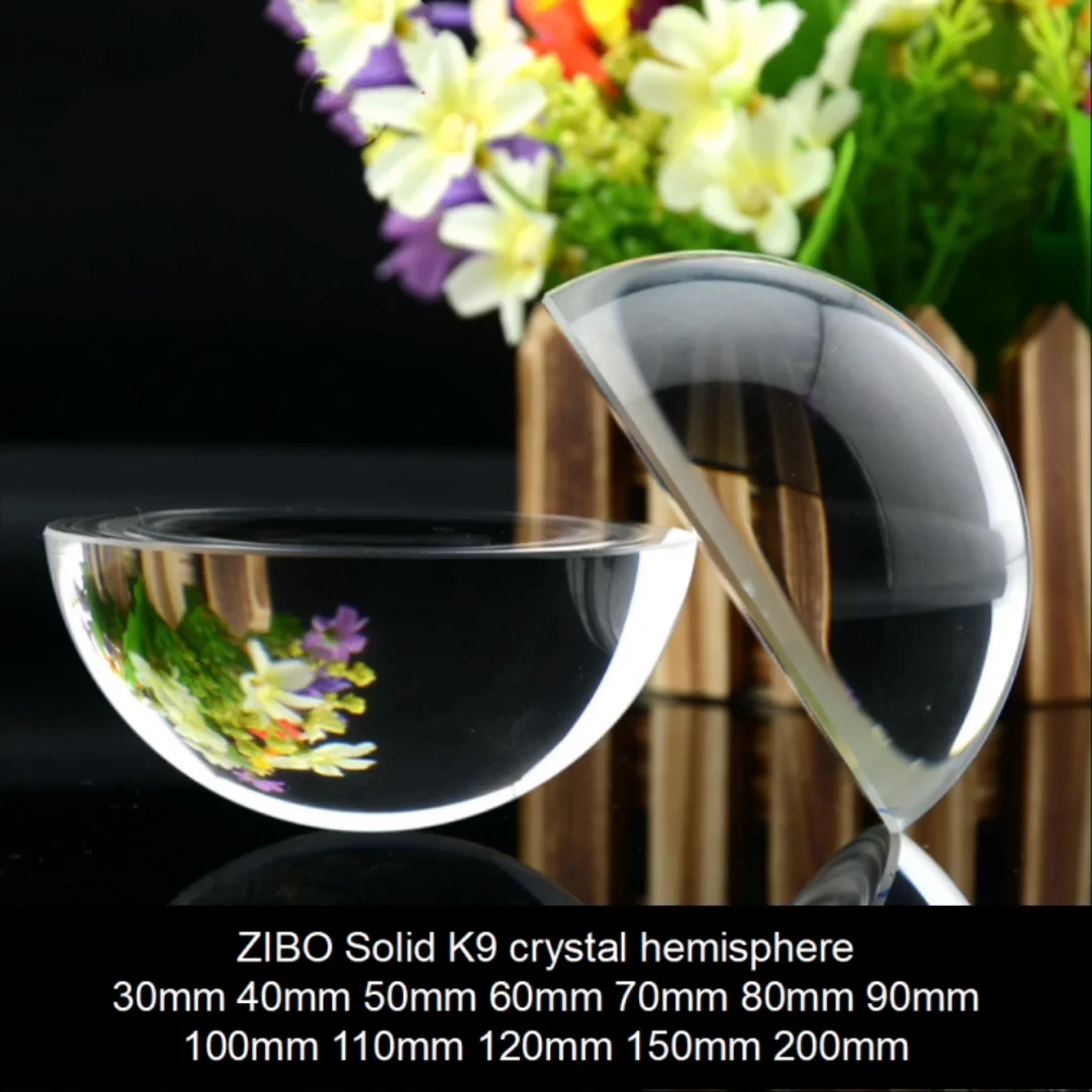 Magnified Paperweight Clear Domecabochon Crystal Glass Hemisphere - Buy ...
