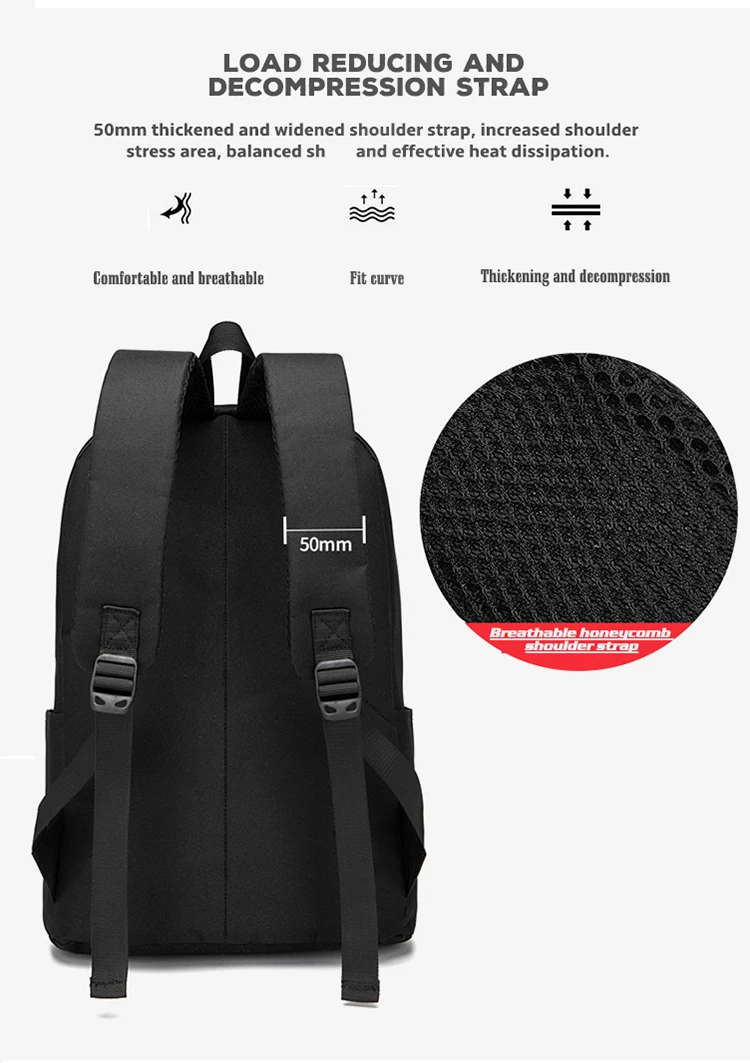 Custom Senior High School Bag Backpack Bookbags Casual School Book Bag ...