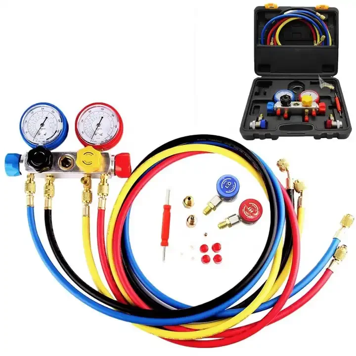 Diagnostic A/c Tool Kit R22 R134a R410a Refrigeration Brass Auto ...