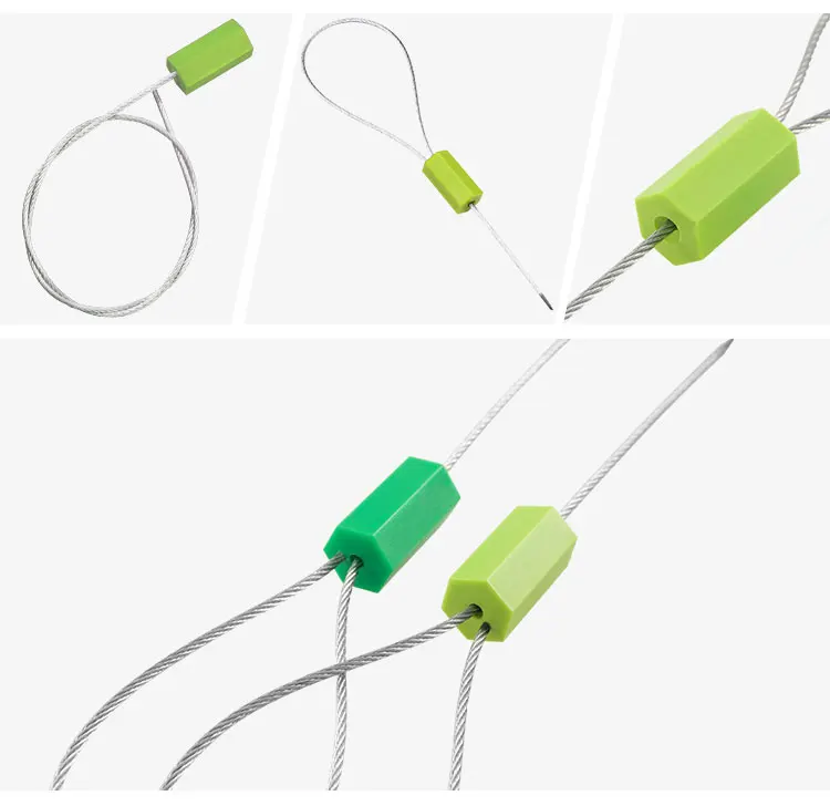Container Cable Seal Lock Cable Security Seal Hexagonal Plastic Cable ...