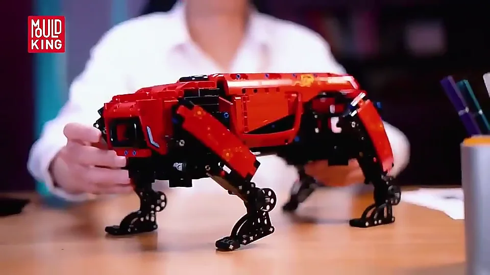 Mould King 15067 Robot Dog Building Block Kits Moc Toy Set Motor Remote ...