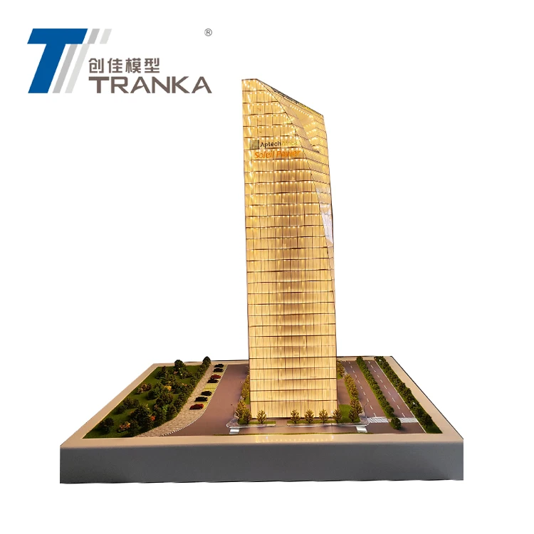 1/87 Luxury Office Tower Design Architecture Scale Model