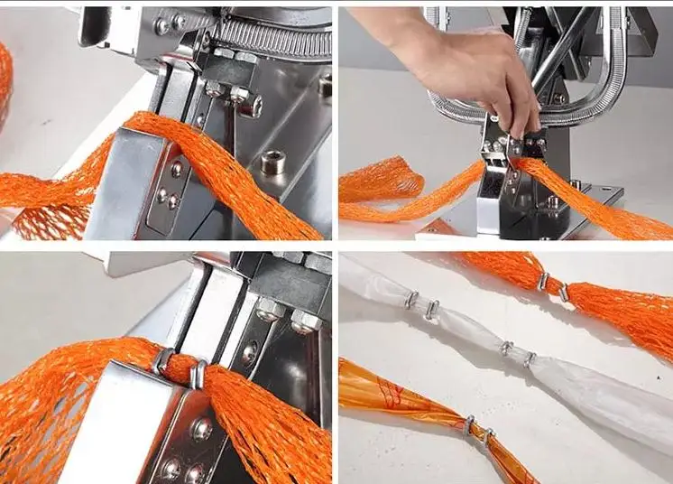 Manual U-shape Double Clipping Sausage Tying Machine Supermarket Hand ...