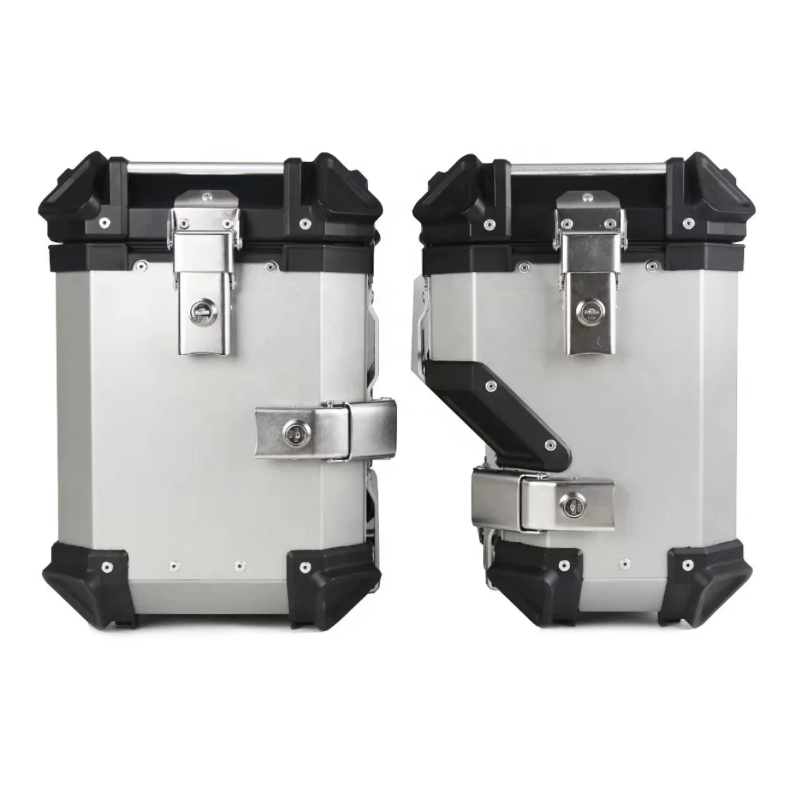 38L Universal Motorcycle Side Box Panniers Luggage Trunk Storage ...