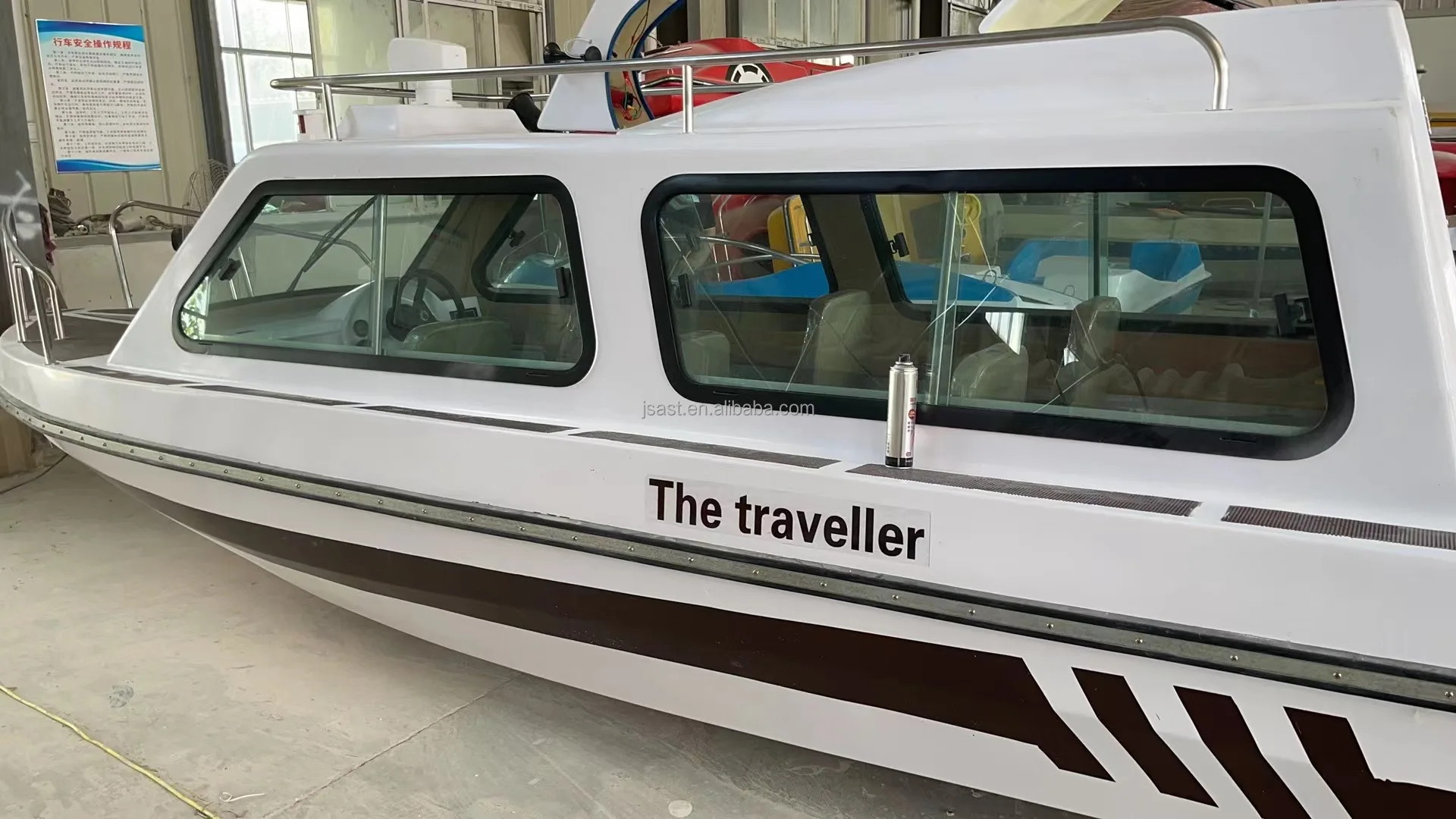 Water Taxi Boat for River and Lake Commercial Use - 10 Person Capacity