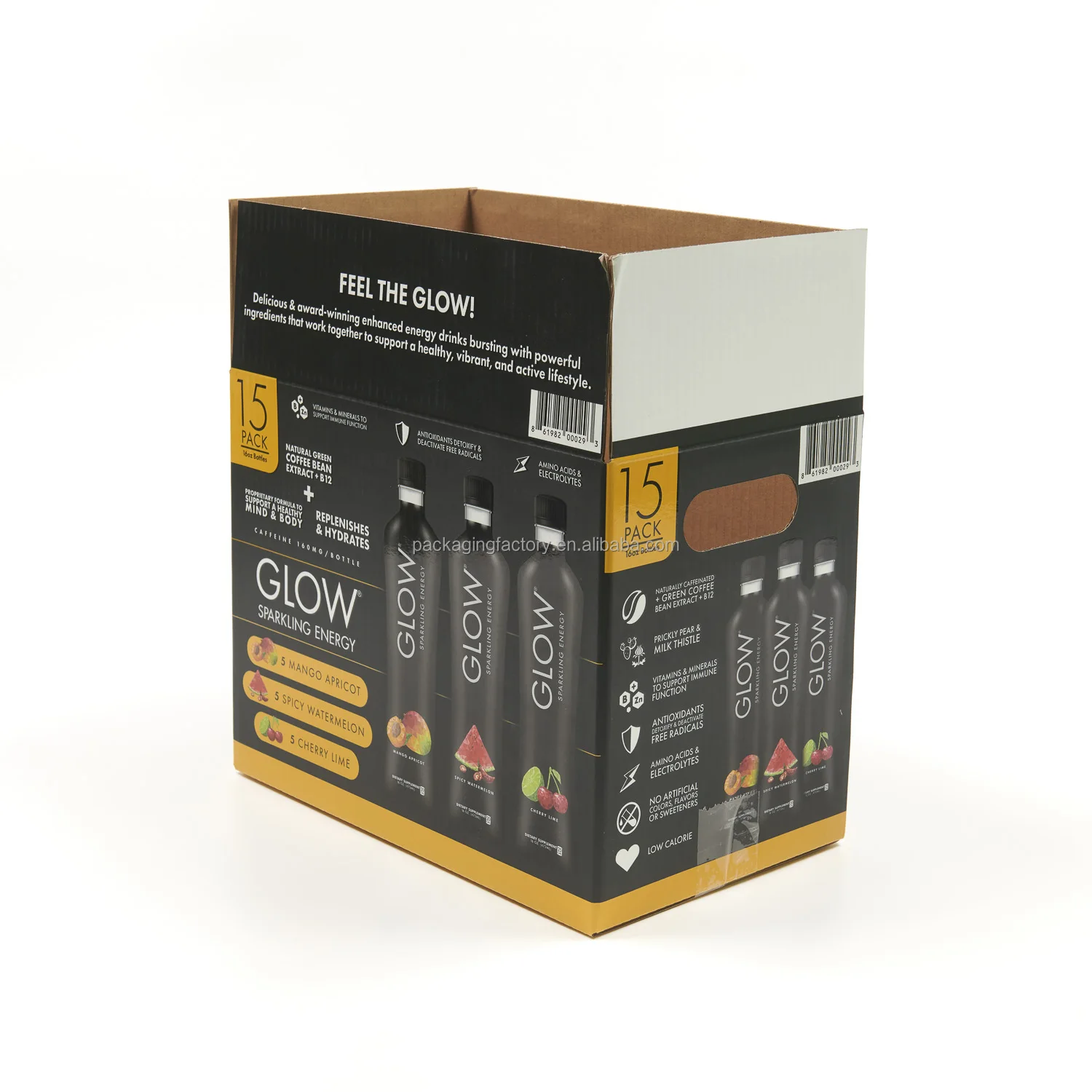 Heavy Duty Custom Corrugated Mineral Water Beer Wine Whisky Vodka ...