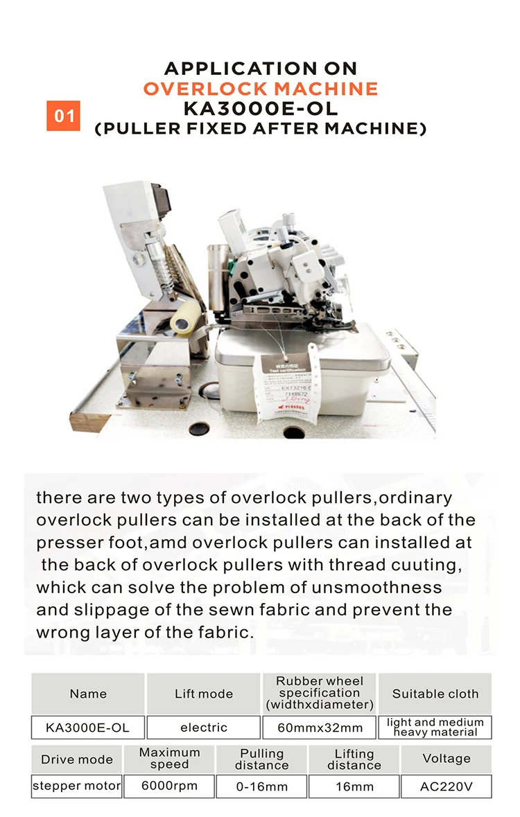 Bitop Sewing Machine Attachment Electric Puller for Industrial Use