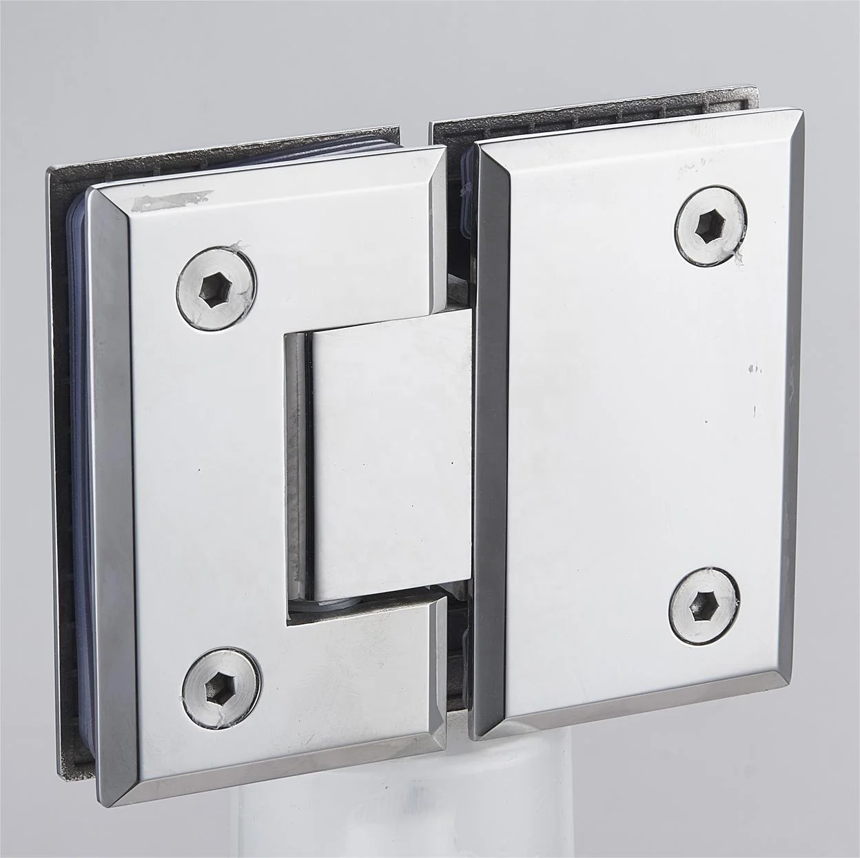 Customizable Hardware Stainless Steel Bathroom Glass Rounded Hinge ...
