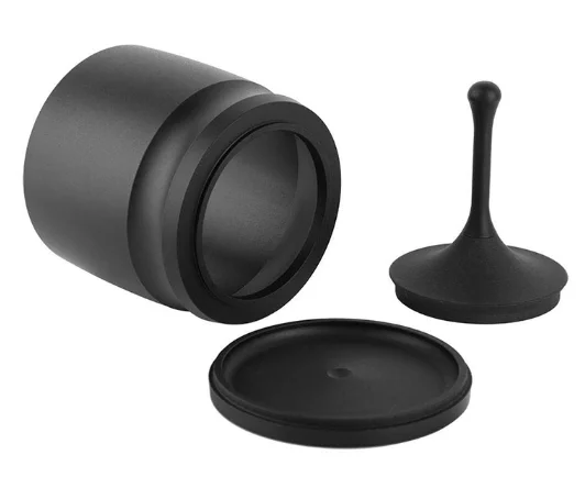 Stainless Steel Coffee Tamper Press Dosing Cup Espresso Barista Powder ...