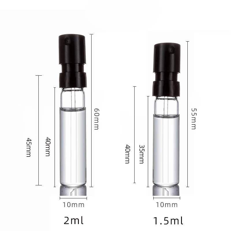 Mini Spray Glass Perfume Bottle 1.5ml & 2ml - Custom Logo Oem/odm