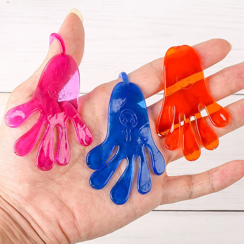 Elastic Stretchable Sticky Palm Nostalgic Toys Sticky Hand Creative ...