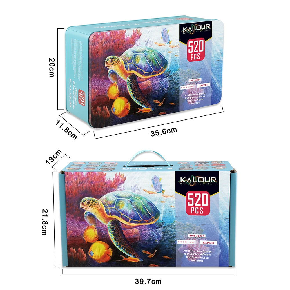 KALOUR 520colors Colored Pencils - Premium Gift Box