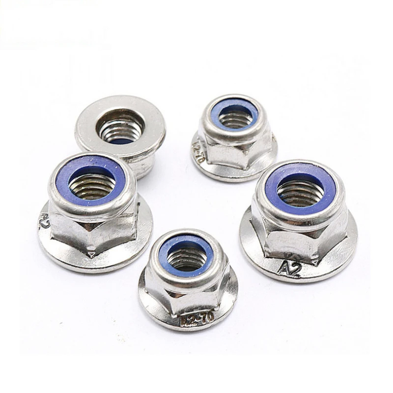 M3 M4 M5 M6 M8 M10 M12 M14 M16 Din6926 Stainless Steel 304 316l Nyloc ...