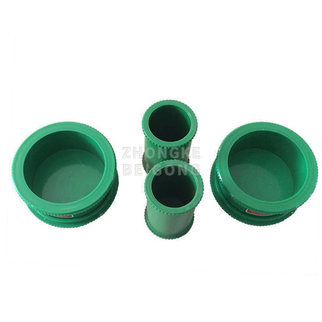 Green Color Detachable Cylinder Plastic Mold Concrete Cube Mould Dia ...