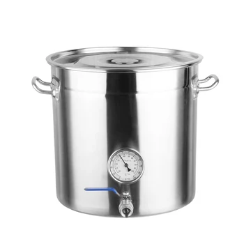 Stainless Steel 50l Beer Home Brewery Barrel Equipment Brew Boiler Pot ...
