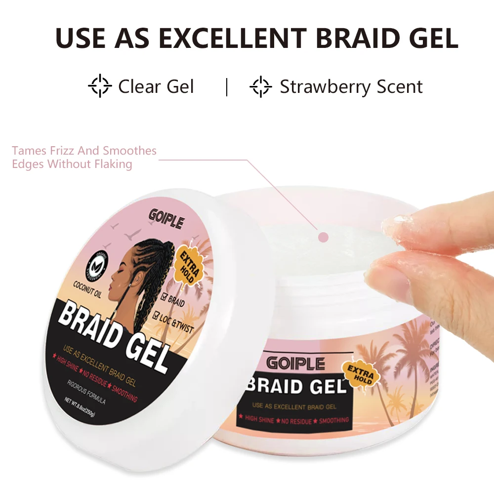 GOIPLE Locs and Twist Gel - Anti-Hair Frizz Control Cream