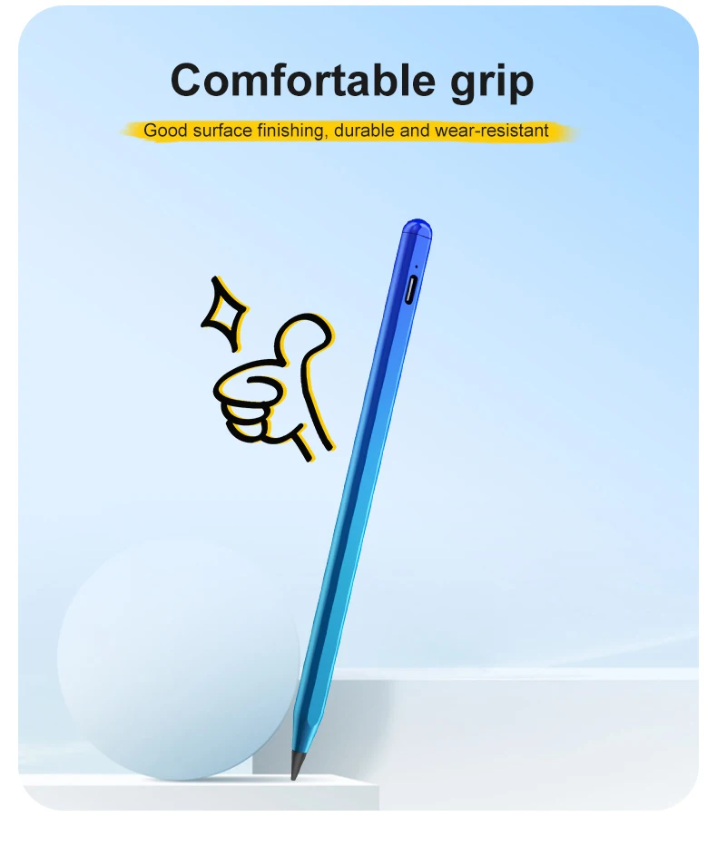 Custom Logo Metal Super Thin Ballpoint Stylus Pen Touch Screen ...