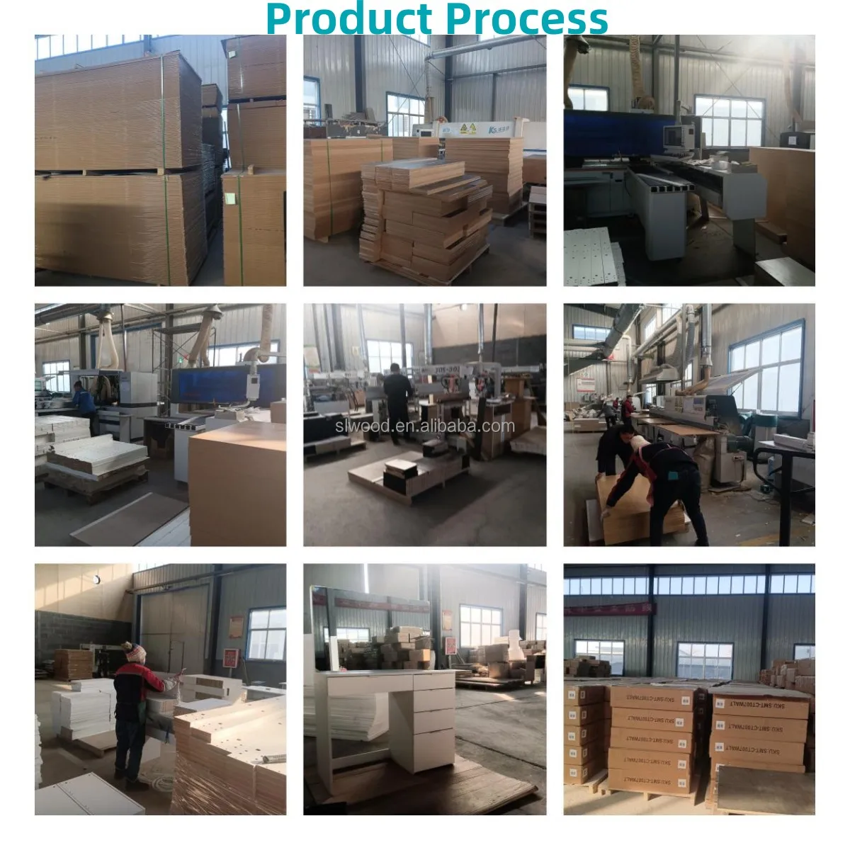 Modern Simple Dressing Table With Led Mirror And Drawers - Buy Dressing ...