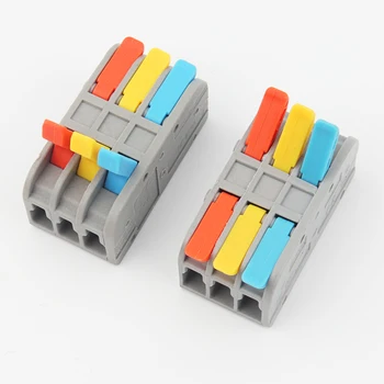 Universal Lever Compact Cable Wiring Connector Circuit Inline Quick ...