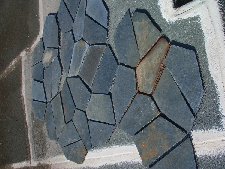 Slate Culture Stone Cladding Exterior Wall Panel Natural Rustic Slate ...