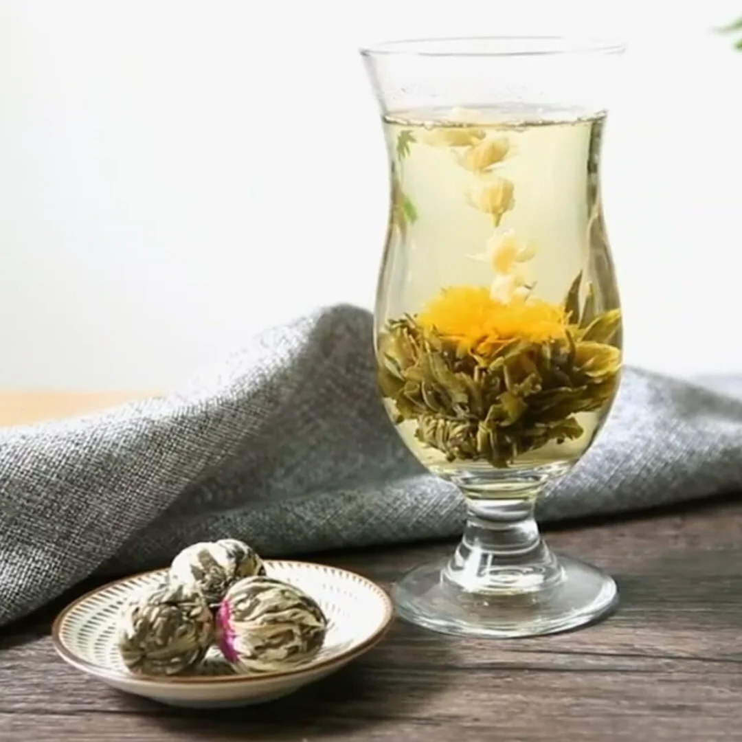 Compressed Detox Dried Dragon Blended Black Slimming Balls Blooming ...