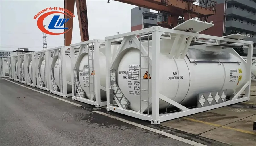 High Storage Iso Tank Container for Sale - Liquid Gas Transport