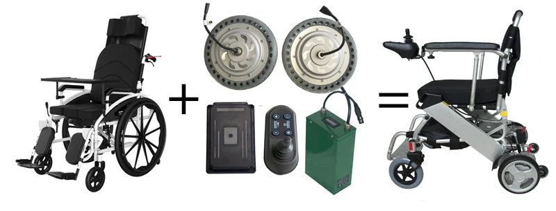 8 Inch Wheelchair Motor Kit - Efficient & Waterproof Power