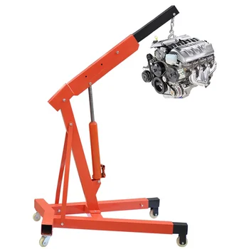 Mini Crane Portable Roof Hoist Hydraulic Mobile Lift Floor Crane Lift ...