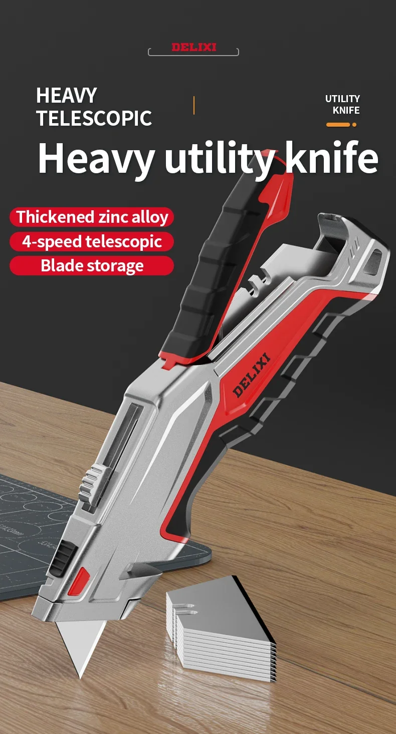 Utility Knife Heavy Duty All-steel Thickened Folding Electrician Knife ...