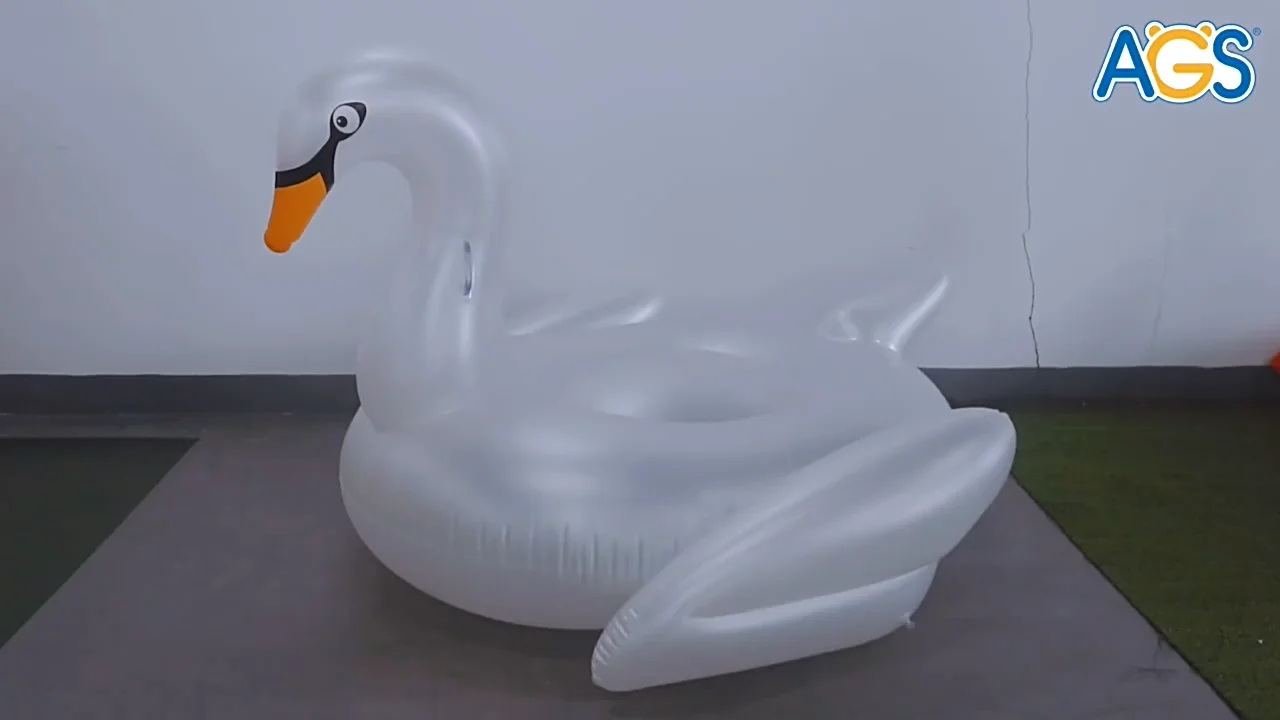 Flamingo Inflatable Pool Float Summer Adult Large Golden Swan Pvc Water ...