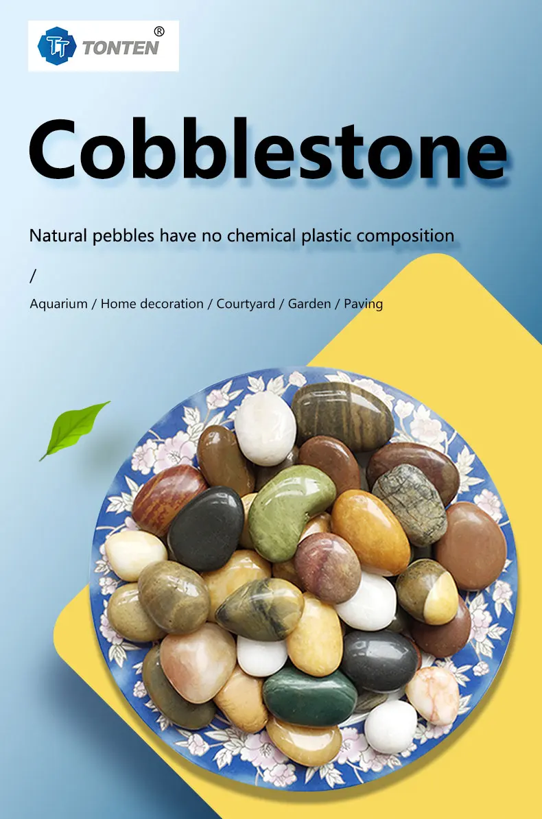 Garden Landscape Paving Fish Tank Landscape Polishing Pebbles Color ...