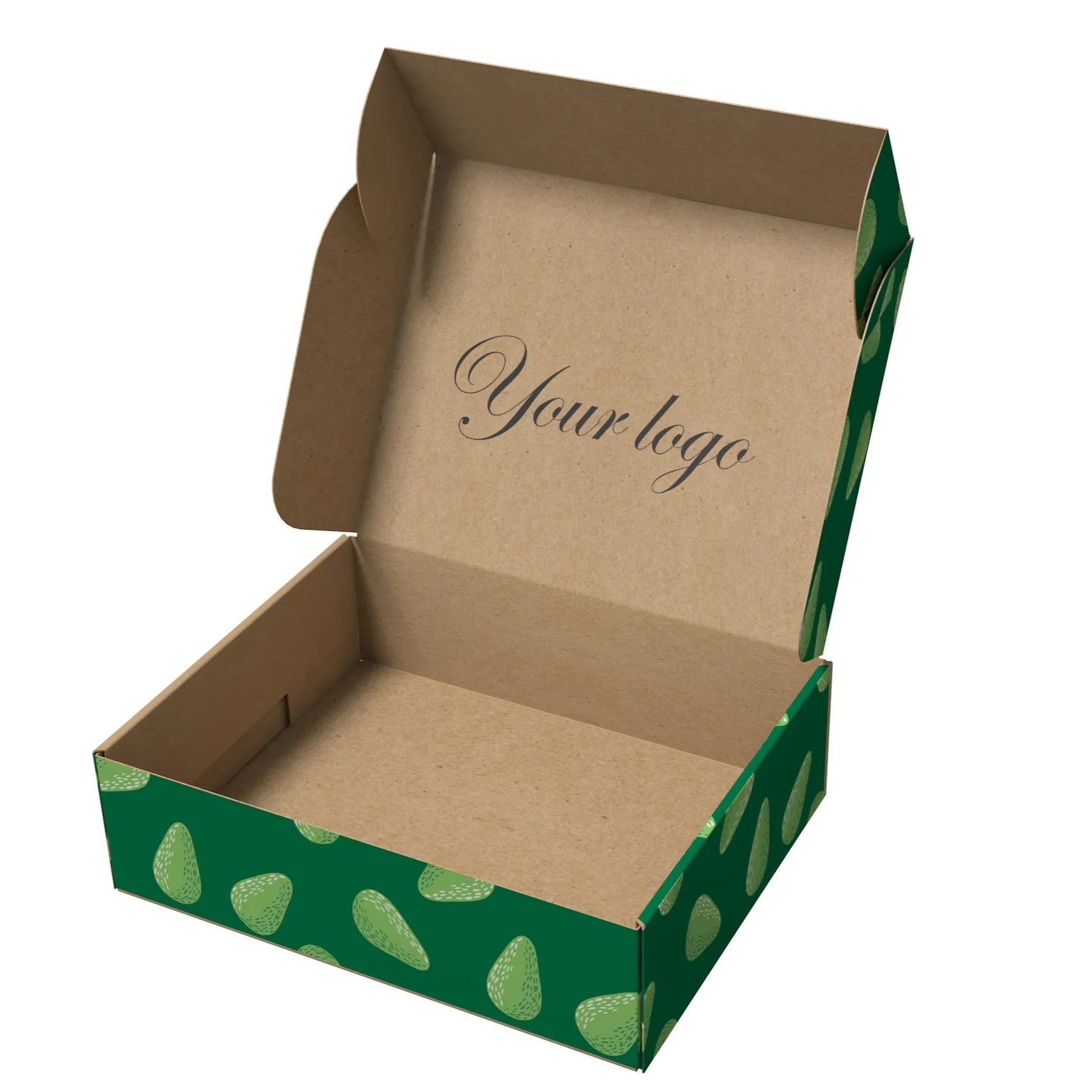 Customized Craft Packaging Stickers Corrugated Board Paper Gift Box ...