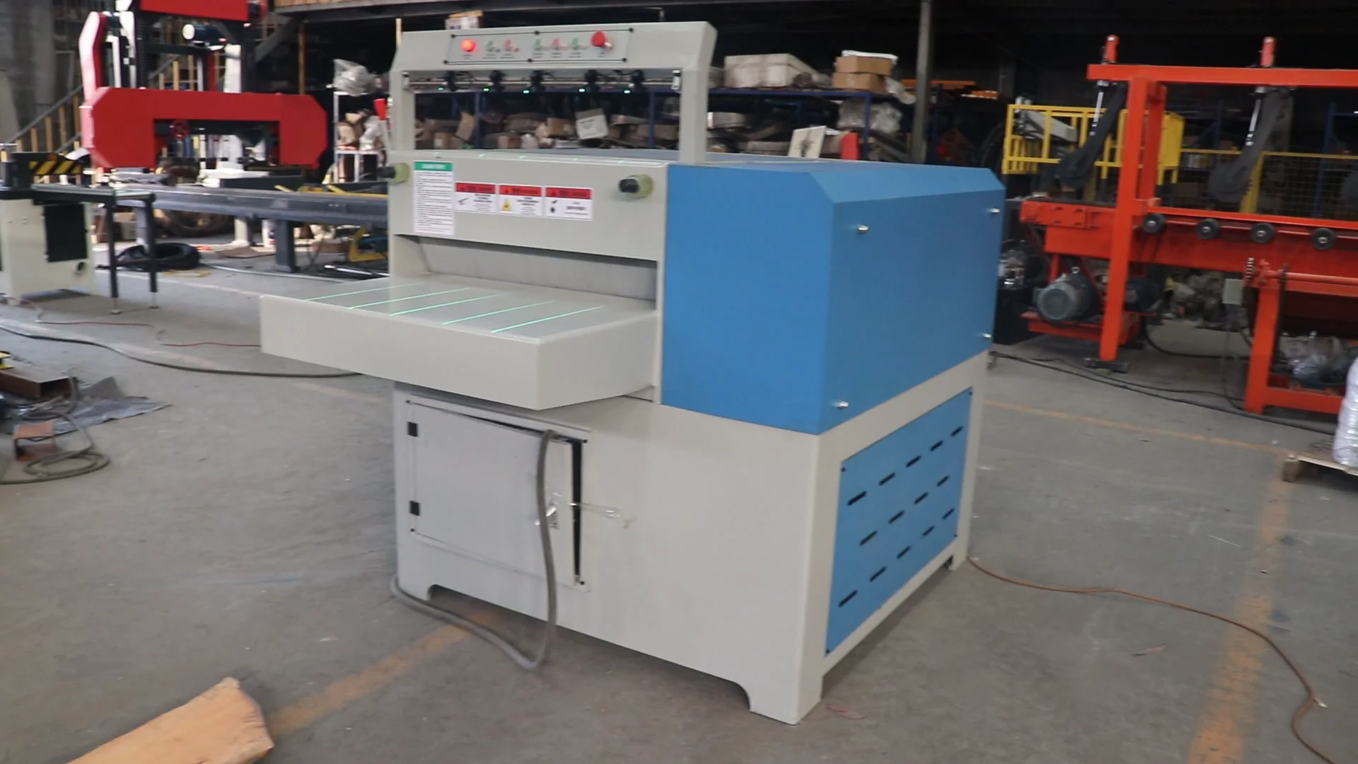 Slab Cutting Gang Multi Blade Rip Saw Chip Board Rip Saw Woodworking ...