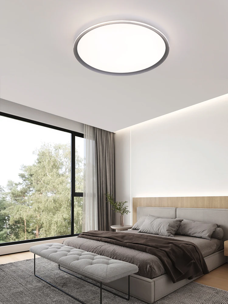 Nordic Circle Led Ceiling Light For Bedroom Living Room Reading Room ...
