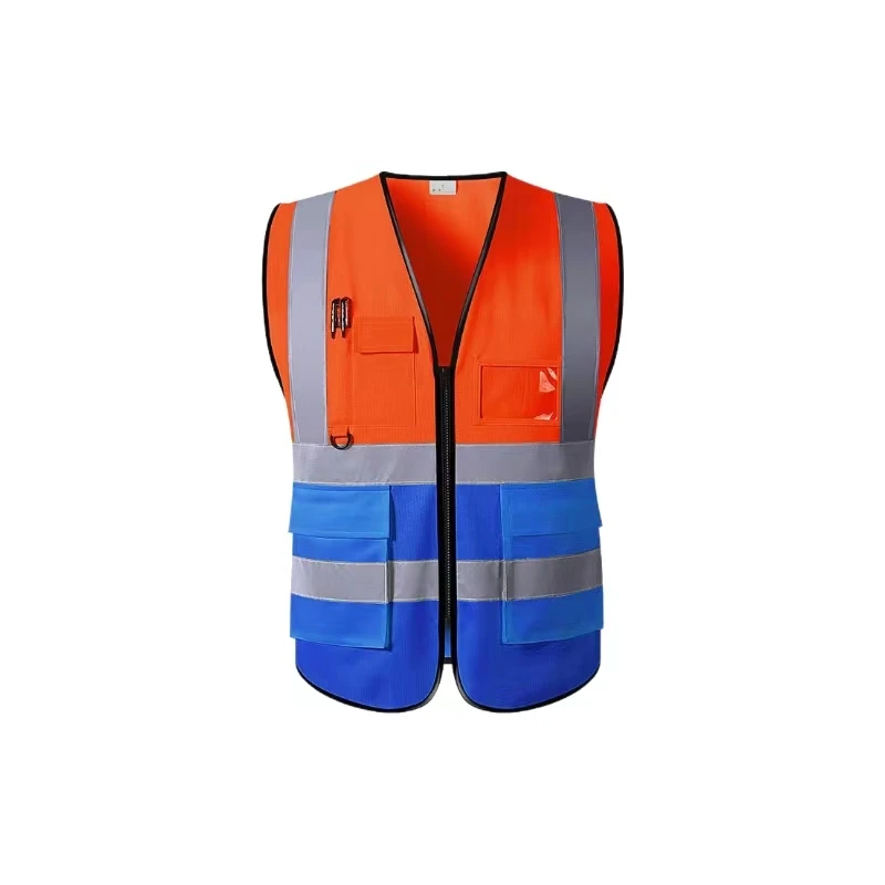 High Visibility Lace Workwear Vest Lightweight Breathable Fabric ...