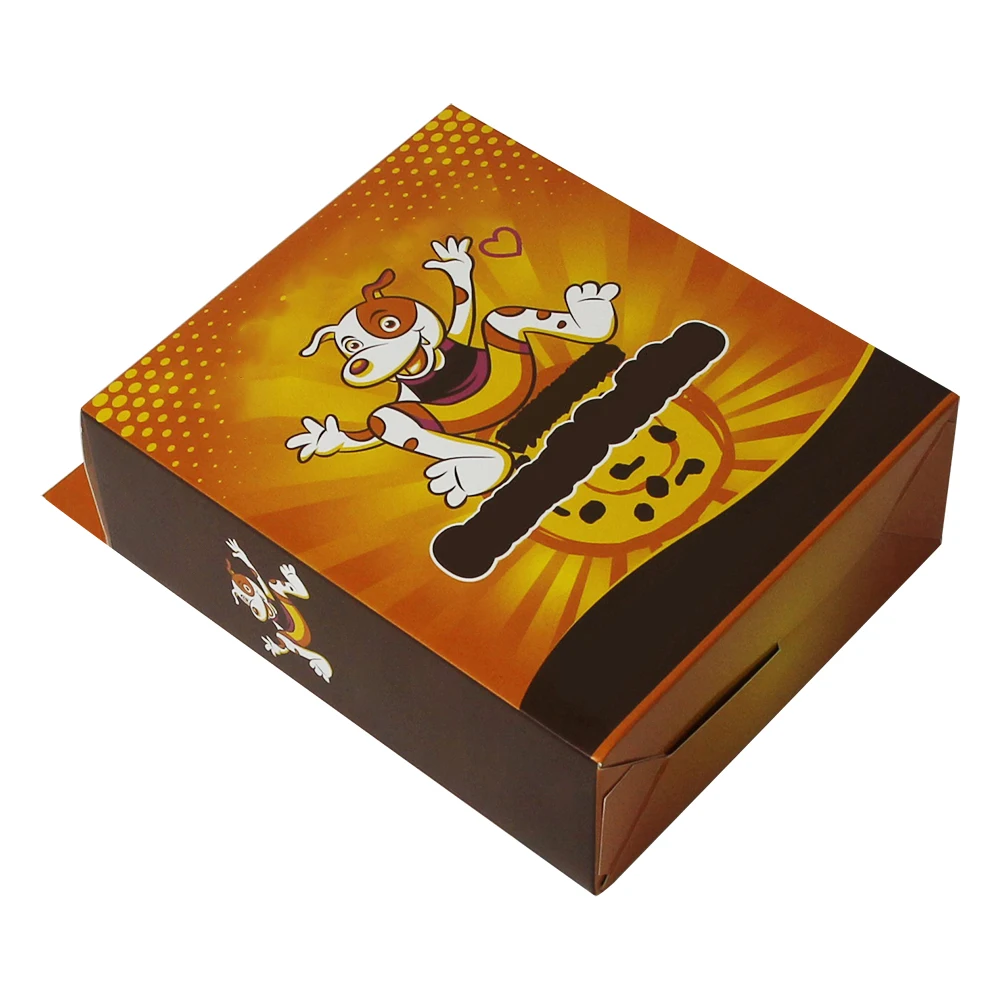 Cartoon Food Foldable Paper Display Boxes Snack Packing Paper Box ...