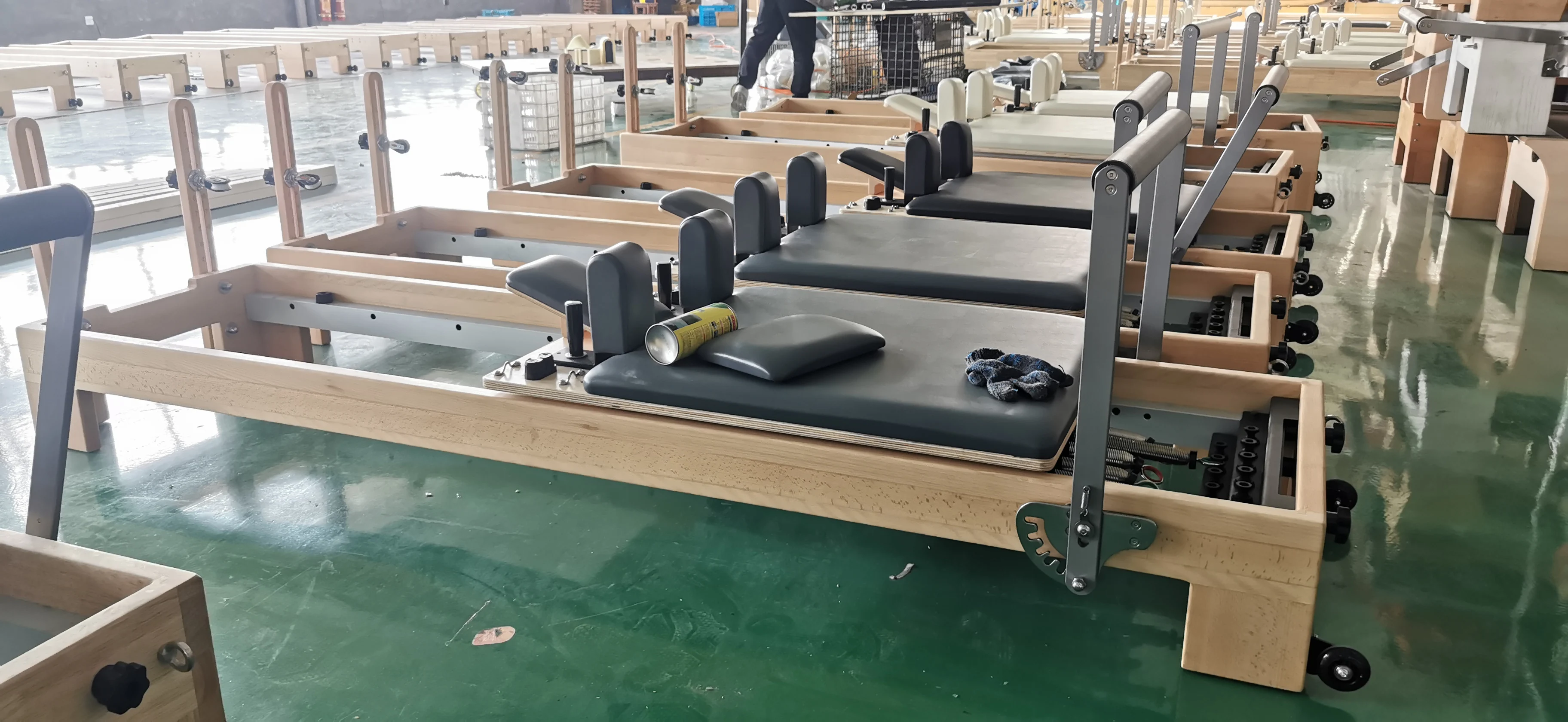 Pilates Reformer with Box and Springboard - Cadillac Pilates
