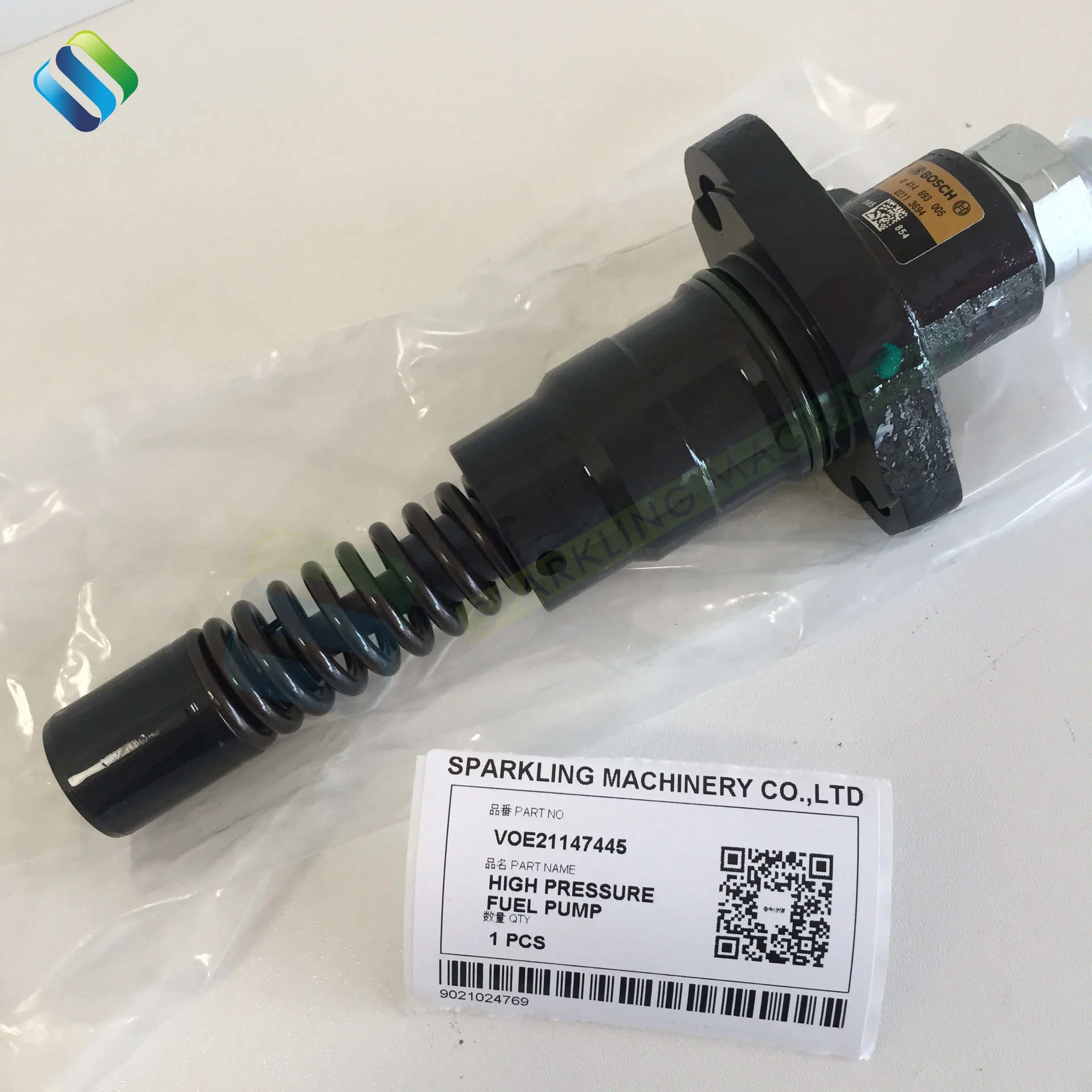 굴착기 EC240B EC290B 엔진 D7E VOE21147445 21147445 고압 연료 펌프 VOE20795413 ...