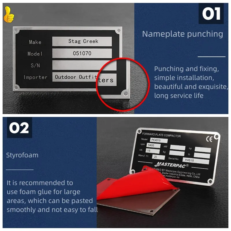 Stainless Steel Signage To Formulate Logo Mechanical Equipment ...