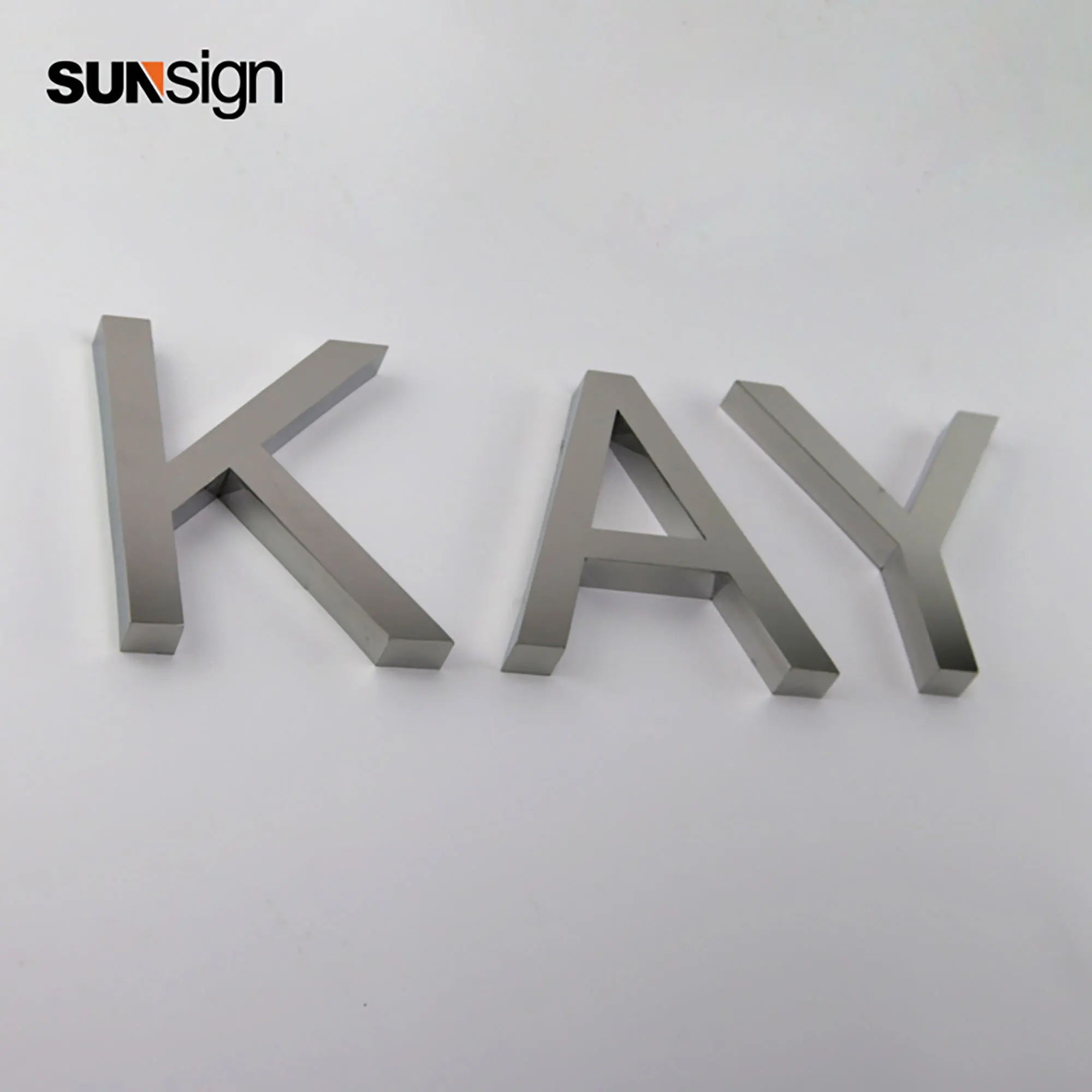 Flat Cut Stainless Steel Letters for Wall Decoration Indoor & Outdoor ...