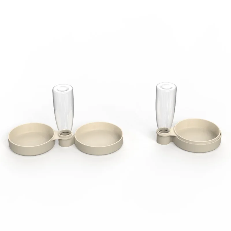 2 In 1 Automatic Refilling Dispenser Water Bottle Dog Double Automatic ...