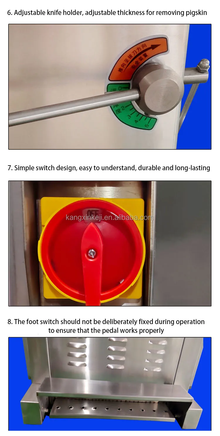 Best Quality Cutter Pork Skin Meat Membrane Removing Machine - Buy Pork ...