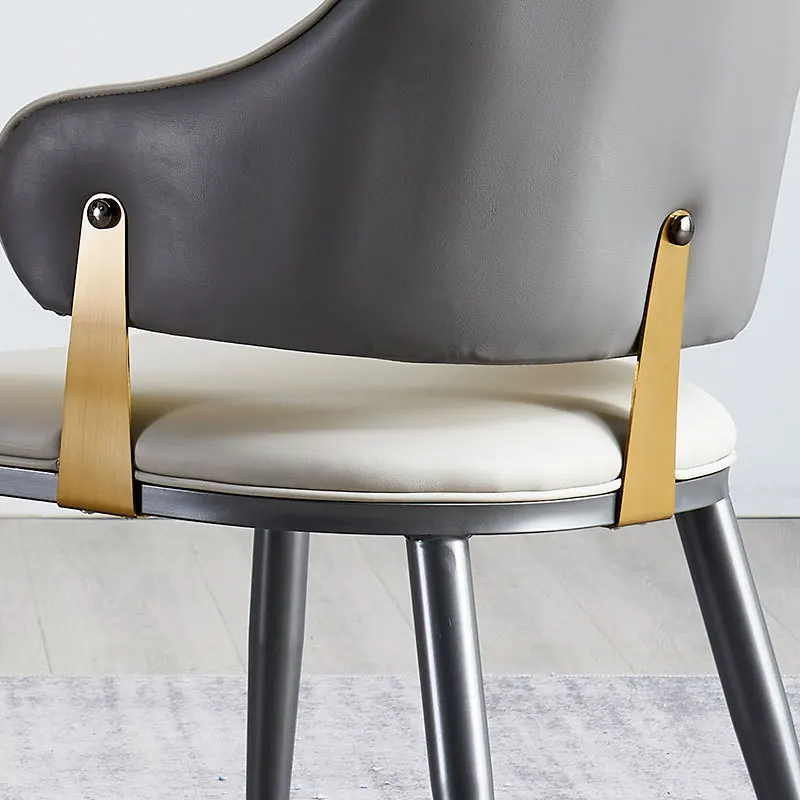 Custom Soft Fake Vegan Leather Upholstery Quilting Details Metal Frame ...