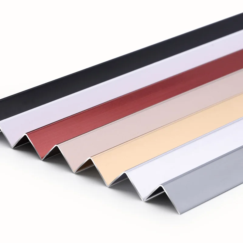 L Shape Stainless Steel Profile Edging Round Edge Metal Tile Trim ...
