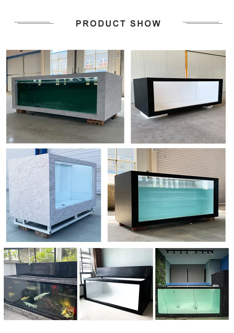 Custom Size Fiberglass Frp Large Family Indoor Commercial Fish Tank ...